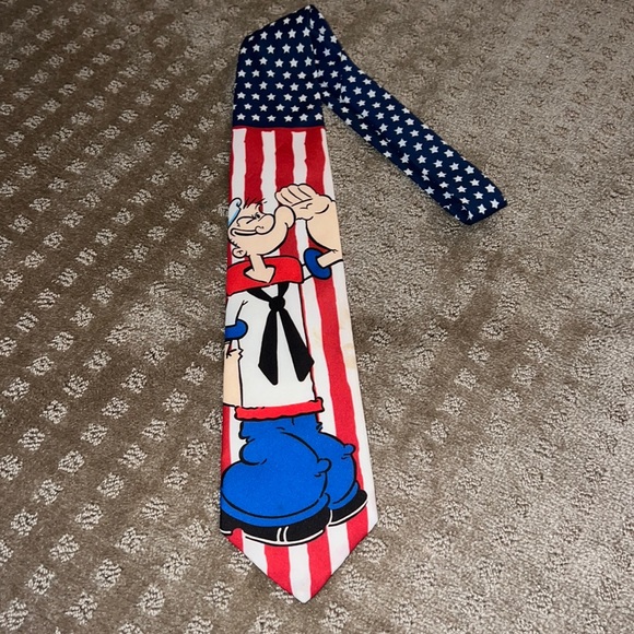Ralph Marlin | Accessories | Vintage 996 All American Popeye Tie Minor ...